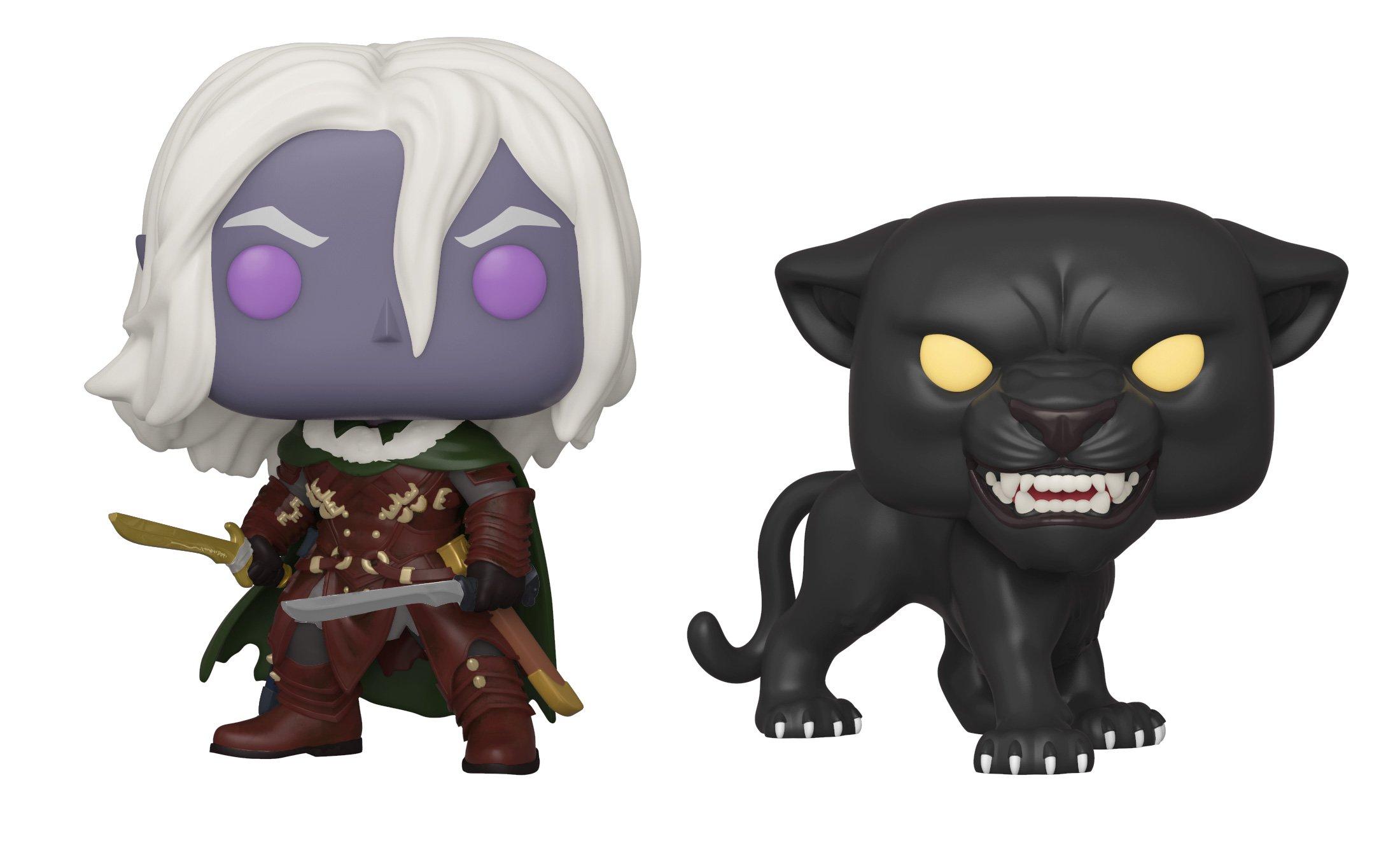 Funko POP! Games: Dungeons & Dragons - Drizzt Do'Urden with Guenhwyvar 2 Pack Exclusive [Sold Out!]