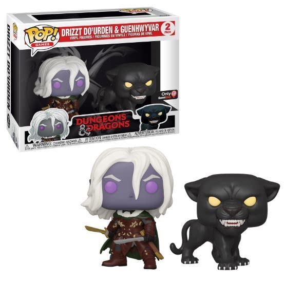 Funko POP! Games: Dungeons & Dragons - Drizzt Do'Urden with Guenhwyvar 2 Pack Exclusive [Sold Out!]