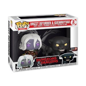 Funko POP! Games: Dungeons & Dragons - Drizzt Do'Urden with Guenhwyvar 2 Pack Exclusive [Sold Out!]