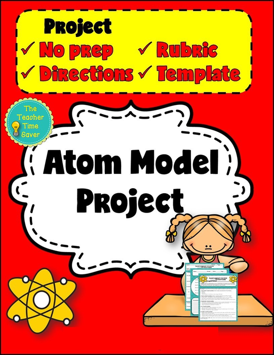 Atom Model Project- Physical Science Resource