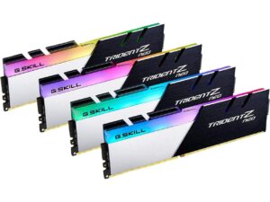 g.skill trident z neo series (intel xmp) ddr4 ram 128gb (4x32gb) 3600mt/s cl18-22-22-42 1.35v desktop computer memory udimm (f4-3600c18q-128gtzn)