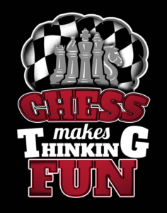 chess makes thinking fun quote - chess club office wall print