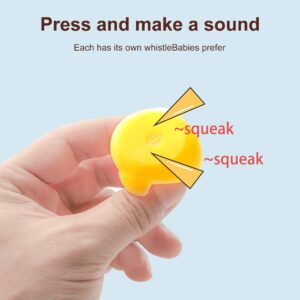 50 pcs Mini Yellow Rubber Duck Party Decoration, Bath Toy Rubber Duck, Pool Toy Rubber Duck, Baby Shower Decoration, Squeaky Duck Toy, Safe Children Toy