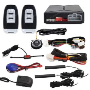 easyguard ec010 pke car alarm with keyless go remote starter passive keyless entry proximity unlock dc12v