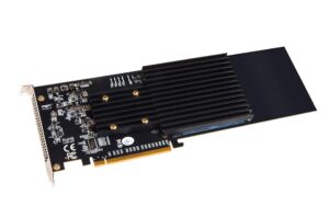 sonnet m.2 4x4 silent pcie card (four m.2 nvme ssd slot)