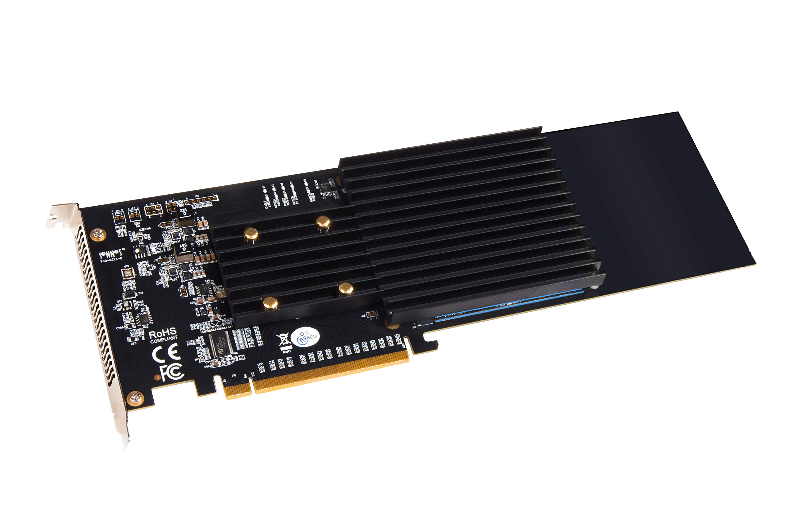 SoNNeT M.2 4x4 Silent PCIe Card (Four M.2 NVMe SSD Slot)