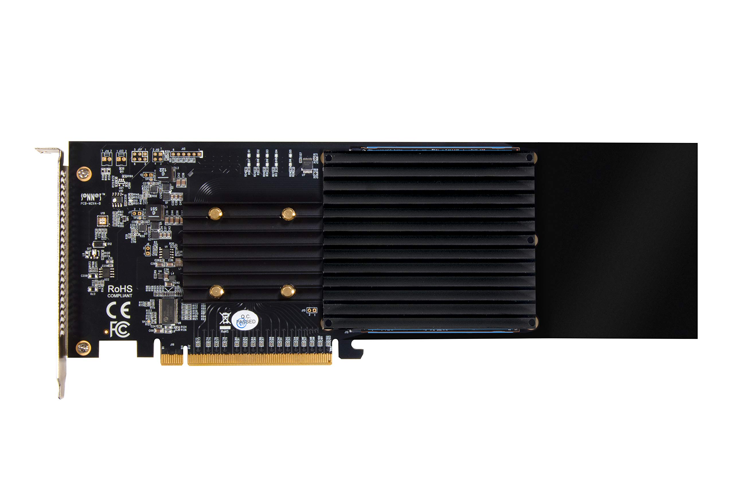 SoNNeT M.2 4x4 Silent PCIe Card (Four M.2 NVMe SSD Slot)