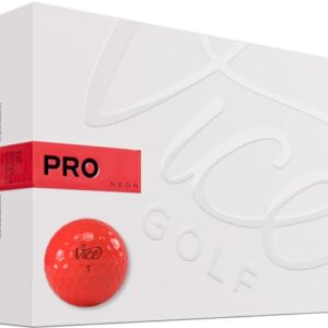 Vice Pro Golf Balls (Neon Red)