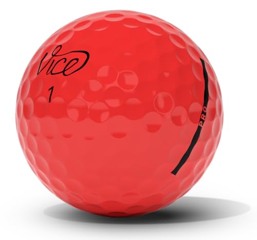 Vice Pro Golf Balls (Neon Red)