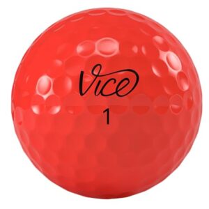 Vice Pro Golf Balls (Neon Red)