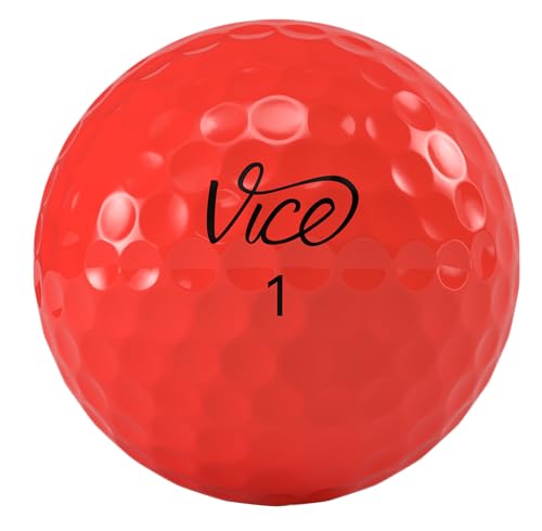 Vice Pro Golf Balls (Neon Red)