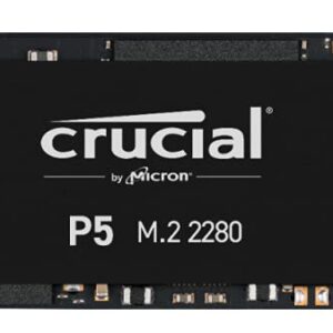 Crucial P5 2TB 3D NAND NVMe Internal Gaming SSD, up to 3400MB/s - CT2000P5SSD8