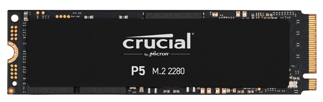 Crucial P5 2TB 3D NAND NVMe Internal Gaming SSD, up to 3400MB/s - CT2000P5SSD8