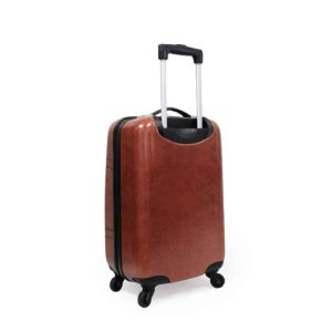 Harry Potter Luggage 21 Inch Hogwarts Express Hard-Sided Suitcase Rolling Luggage Carry-On Tween Spinner Travel Trolley for kids - Brown