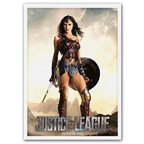 Dragon Shield Matte Art DC Justice League Wonder Woman Standard Size 100 ct Card Sleeves Individual Pack