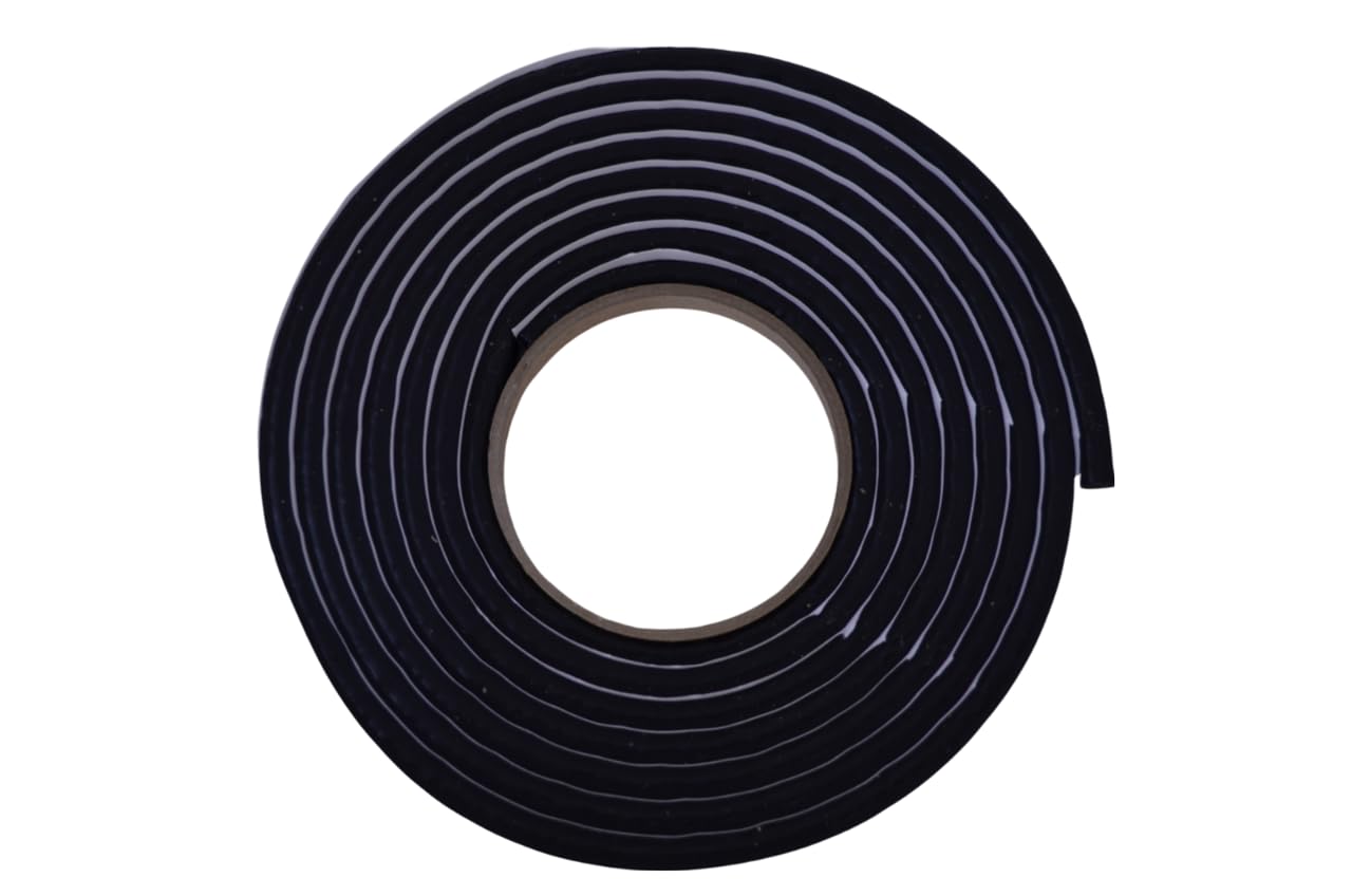 8mm x 10' Foam Core Round Butyl Tape Roll Auto Glass Adhesive Soft Seal