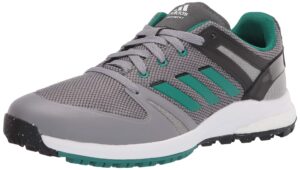 adidas men's s2g golf shoe, grey/green/black, 11 us