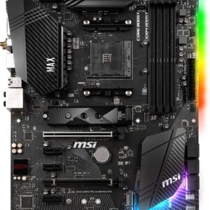 MSI Performance Gaming AMD Ryzen 1st, 2nd, and 3rd Gen AM4 M.2 USB 3.2 Gen 2 DDR4 HDMI Display Port Wi-Fi ATX Motherboard (B450 Gaming PRO Carbon MAX WiFi)