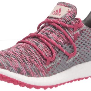 adidas Women's W Crossknit DPR Golf Shoe, Grey/Wild Pink/Screaming Pink, 9 US