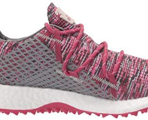 adidas Women's W Crossknit DPR Golf Shoe, Grey/Wild Pink/Screaming Pink, 9 US