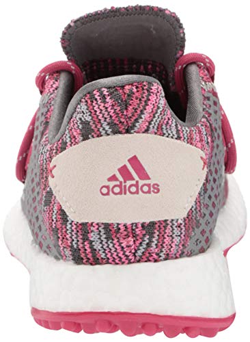 adidas Women's W Crossknit DPR Golf Shoe, Grey/Wild Pink/Screaming Pink, 9 US