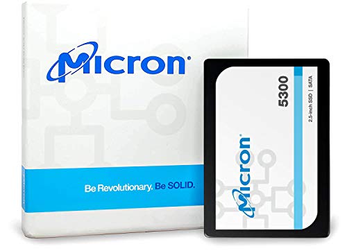 Micron 5300 PRO 3.84TB 7mm 2.5 inch Enterprise SATA 6Gb/s Solid State Drive Self-encrypting (SED) TCG eSSC - MTFDDAK3T8TDS