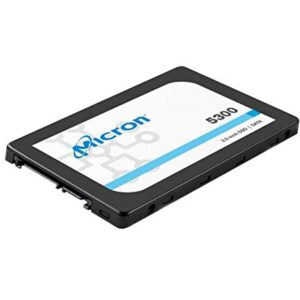 Micron 5300 PRO 3.84TB 7mm 2.5 inch Enterprise SATA 6Gb/s Solid State Drive Self-encrypting (SED) TCG eSSC - MTFDDAK3T8TDS