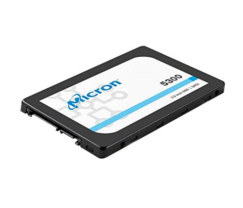 Micron 5300 PRO 3.84TB 7mm 2.5 inch Enterprise SATA 6Gb/s Solid State Drive Self-encrypting (SED) TCG eSSC - MTFDDAK3T8TDS