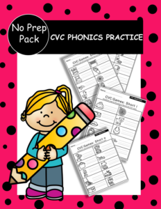 cvc phonics practice