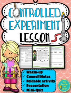 controlled experiment science lesson