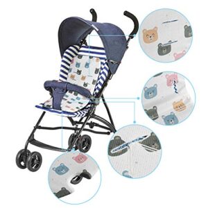 BZ Baby Seat Pad for Stroller, 3D Mesh Cooling Anti-Slip Hydro Gel Material Baby Seat Liner Double Sides Use Cushion Liner for Baby Stroller