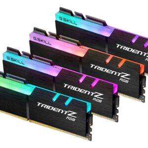 G.SKILL Trident Z RGB Series (Intel XMP) DDR4 RAM 128GB (4x32GB) 3600MT/s CL18-22-22-42 1.35V Desktop Computer Memory UDIMM (F4-3600C18Q-128GTZR)