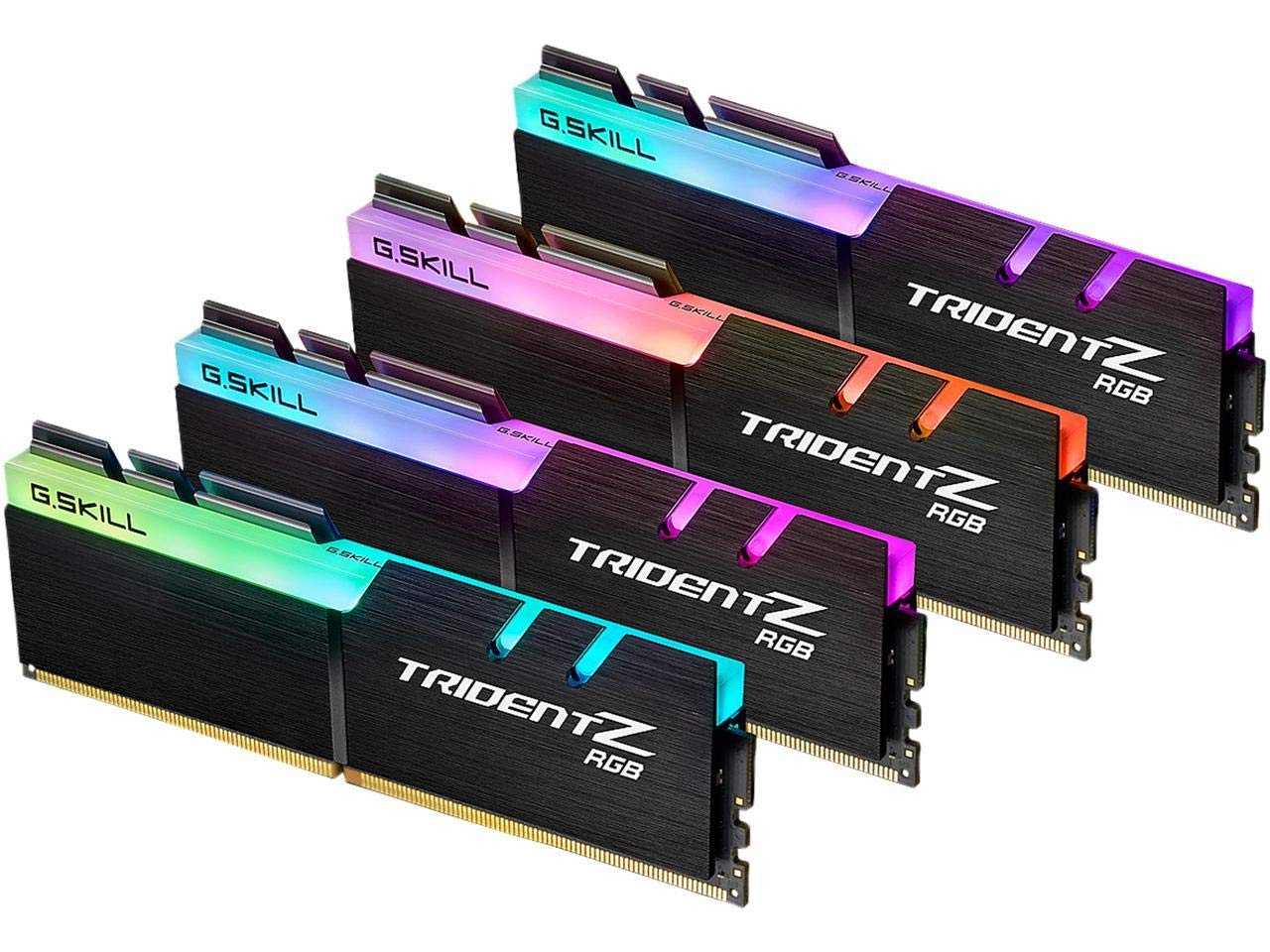 G.SKILL Trident Z RGB Series (Intel XMP) DDR4 RAM 128GB (4x32GB) 3600MT/s CL18-22-22-42 1.35V Desktop Computer Memory UDIMM (F4-3600C18Q-128GTZR)