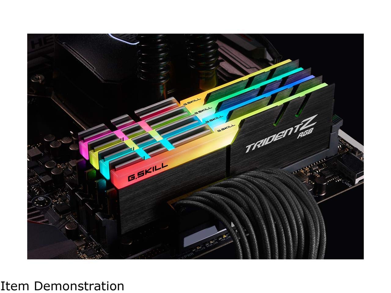 G.SKILL Trident Z RGB Series (Intel XMP) DDR4 RAM 128GB (4x32GB) 3600MT/s CL18-22-22-42 1.35V Desktop Computer Memory UDIMM (F4-3600C18Q-128GTZR)