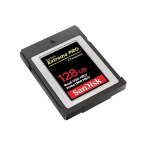 SanDisk Extreme PRO 128GB CFexpress Type-B Memory Card, 1700MB/s Read, 1200MB/s Write