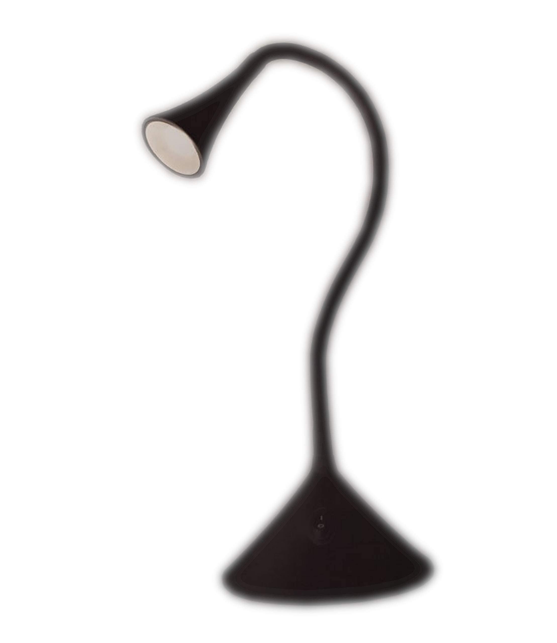 Black Sunbeam Flexible LED Desk Lamp - No Bulbs to Replace- 5.3 in x 20 in - 3.2W - 290 Lumens - 4000K - 36,000 Hours Non-Dimmable