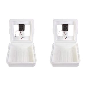 little giant 9300 digital still air incubator w/ lcd display, 41 eggs (2 pack)