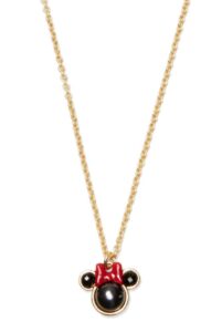 kate spade new york disney x minnie pendant necklace