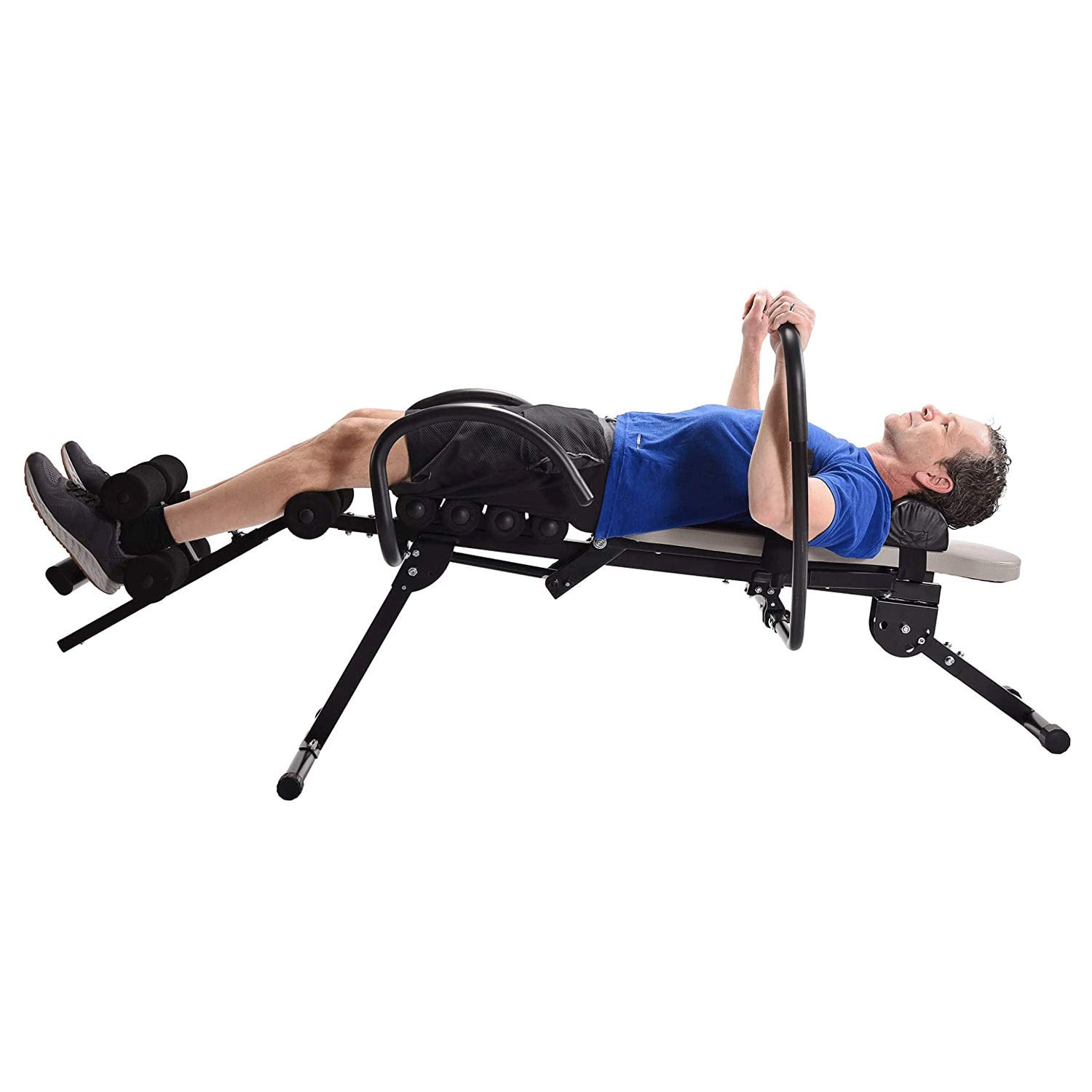 Stamina EasyDecompress Pro - Back Stretcher Gentle Inversion Table for Spine Decompression and Pain Relief - Inversion Tables for Back Pain Strength Training Inversion Equipment