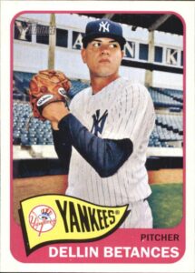 2014 topps heritage factory high numbers #h564 dellin betances new york yankees mlb baseball card nm-mt