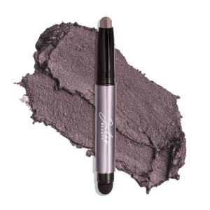 julep eyeshadow 101 crème to powder waterproof eyeshadow stick, smoky amethyst shimmer