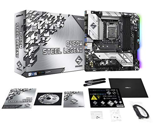 ASROCK B460M Steel Legend Supports 10th Gen Intel® Core™ Processors(Socket 1200) Motherboard