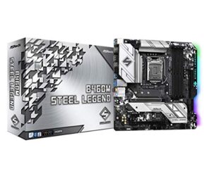 asrock b460m steel legend supports 10th gen intel® core™ processors(socket 1200) motherboard