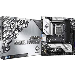 ASROCK B460M Steel Legend Supports 10th Gen Intel® Core™ Processors(Socket 1200) Motherboard