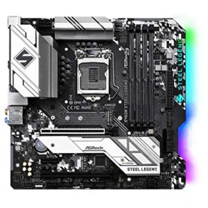 ASROCK B460M Steel Legend Supports 10th Gen Intel® Core™ Processors(Socket 1200) Motherboard