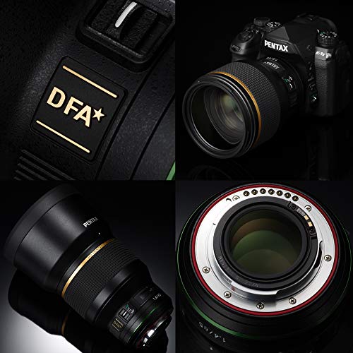 Pentax HD PENTAX-D FA★85mmF1.4ED SDM Prime Telephoto lens New-generation, Star-series lens Latest PENTAX Lens coating technologies Extra-sharp, high-contrast images Free of flare and ghost images