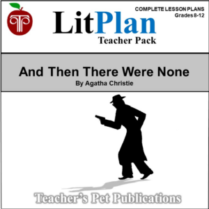 litplan teacher guide for and then there were none | a novel unit teacher guide with daily lesson plans, study guide