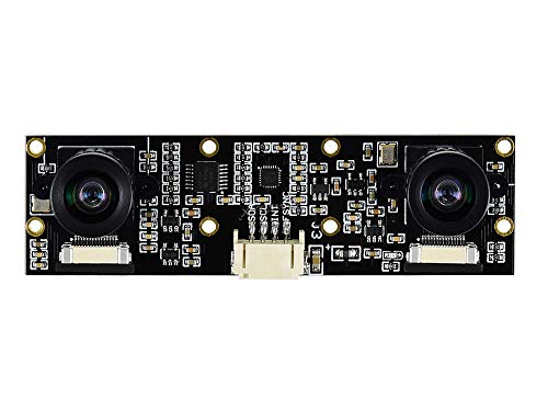 XYGStudy IMX219-83 Stereo Binocular Camera Sensor Module 3280x2464 8MP AI Depth Stereo Vision Dual IMX219 Supports Raspberry Pi 5 RPi CM3/CM3+ Compute Module POE IO Board/Jetson Nano B01