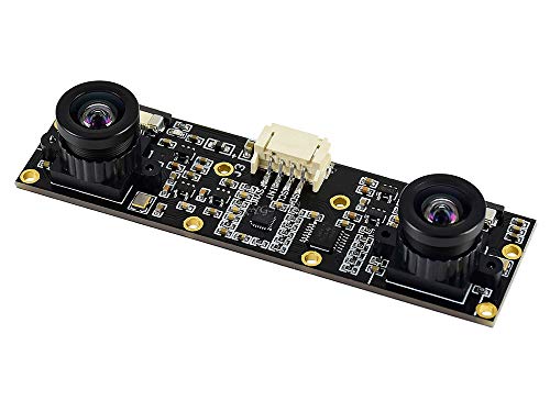 XYGStudy IMX219-83 Stereo Binocular Camera Sensor Module 3280x2464 8MP AI Depth Stereo Vision Dual IMX219 Supports Raspberry Pi 5 RPi CM3/CM3+ Compute Module POE IO Board/Jetson Nano B01