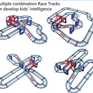 Race Tracks Toys for Kids Boys Girls Electric Car Create a Variety of Tracks 3 4 5 6 Year Old Boys Girls Best Gift (Colorful)